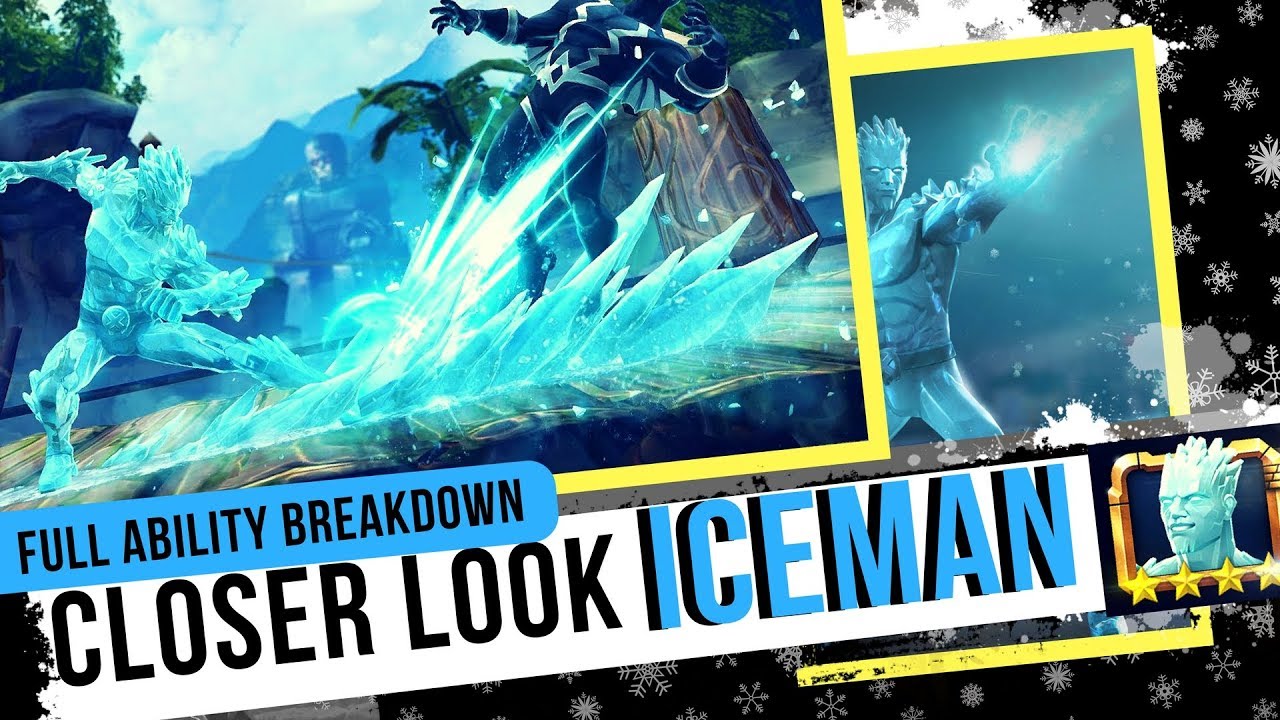 Closer Look: Iceman - Full Ability Breakdown - Marvel Contest of ...