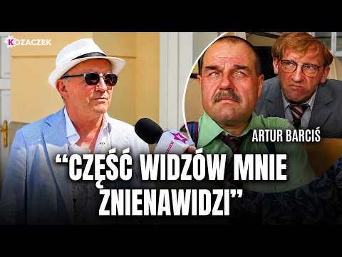 Spotkanie Artura Barcisia z Żakiem na planie \