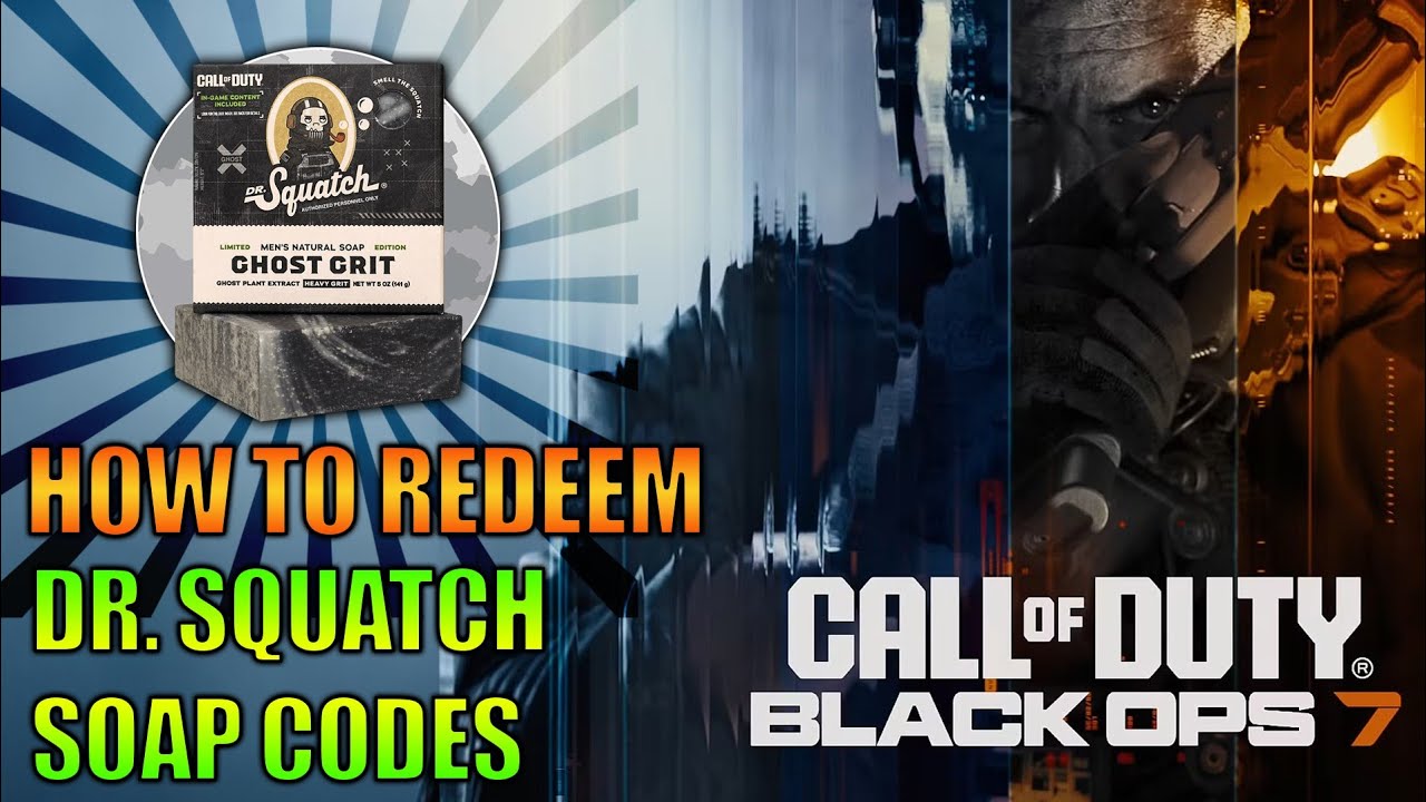 How to Redeem Dr Squatch Call of Duty Soap Codes - YouTube