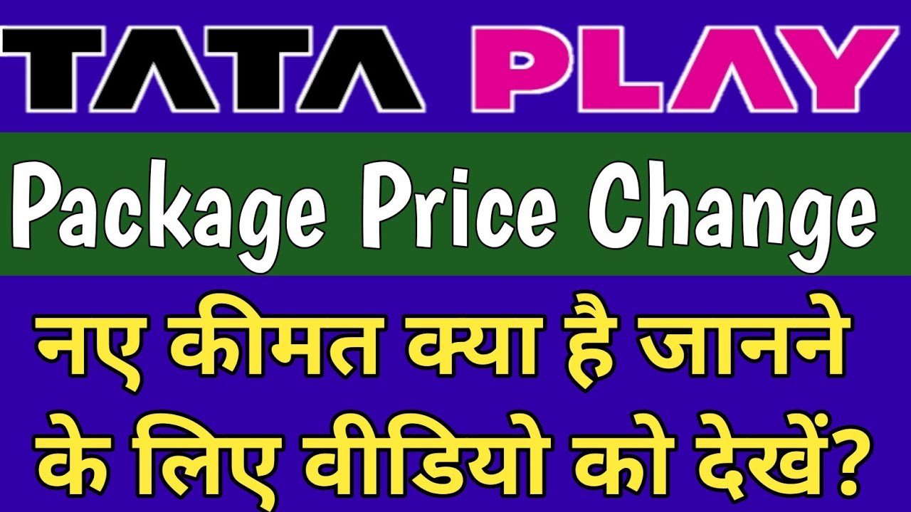 Tata Play Package Price New Update 2023 // Tata Play Package Price ...
