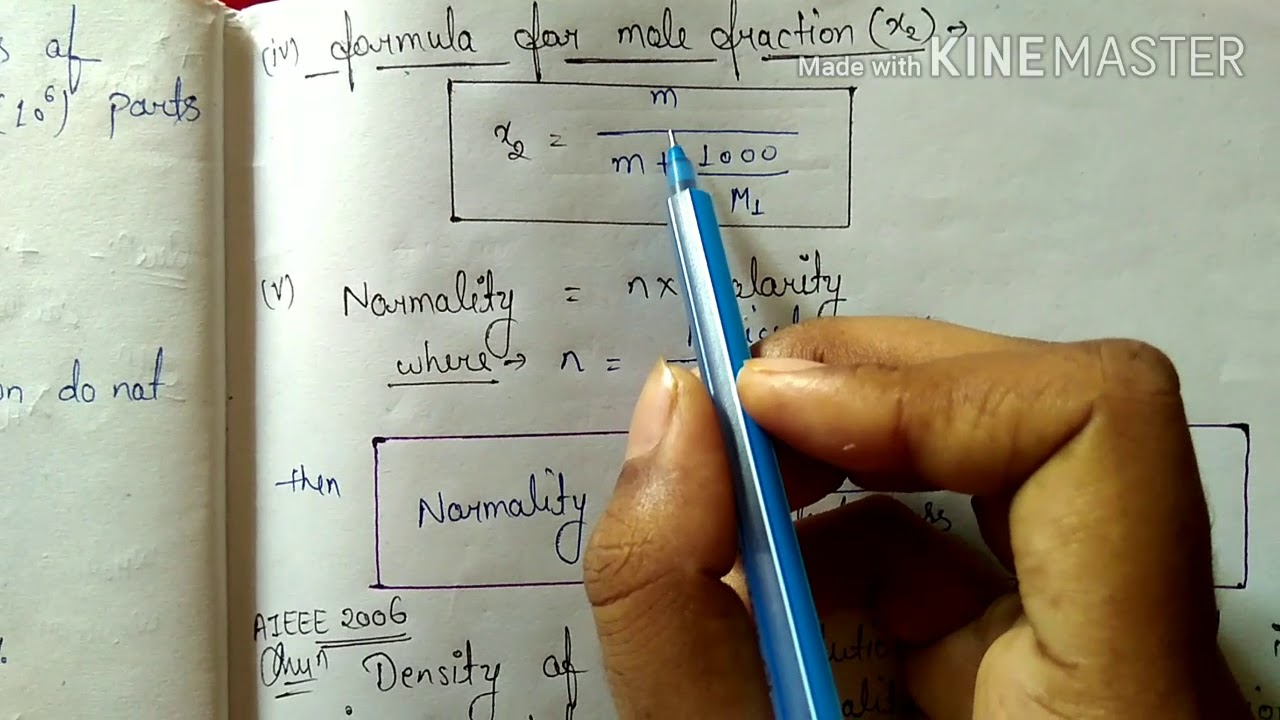 Some important formula for solution - YouTube