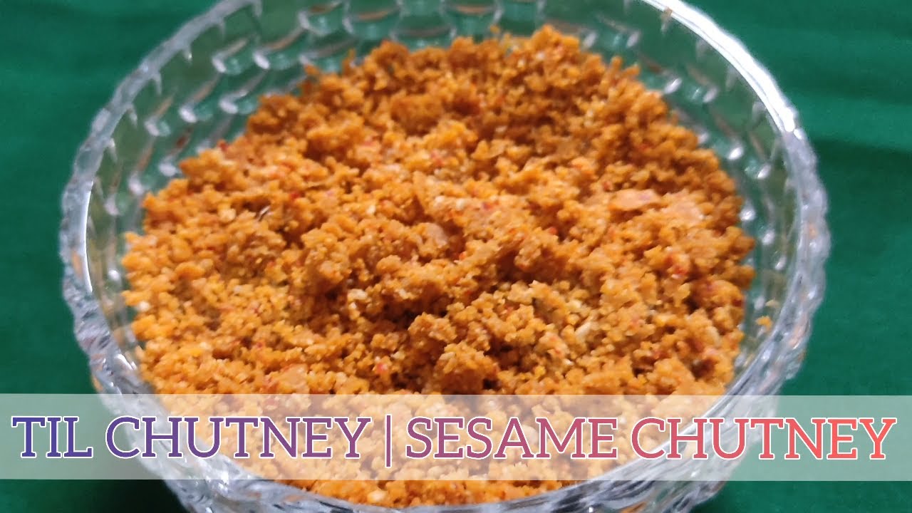 TIL CHUTNEY RECIPE | SESAME CHUTNEY RECIPE | QUICK & EASY SESAME ...