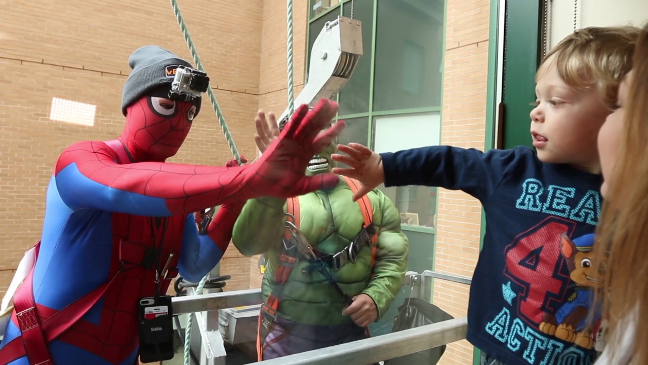 Superheroes at SickKids - YouTube