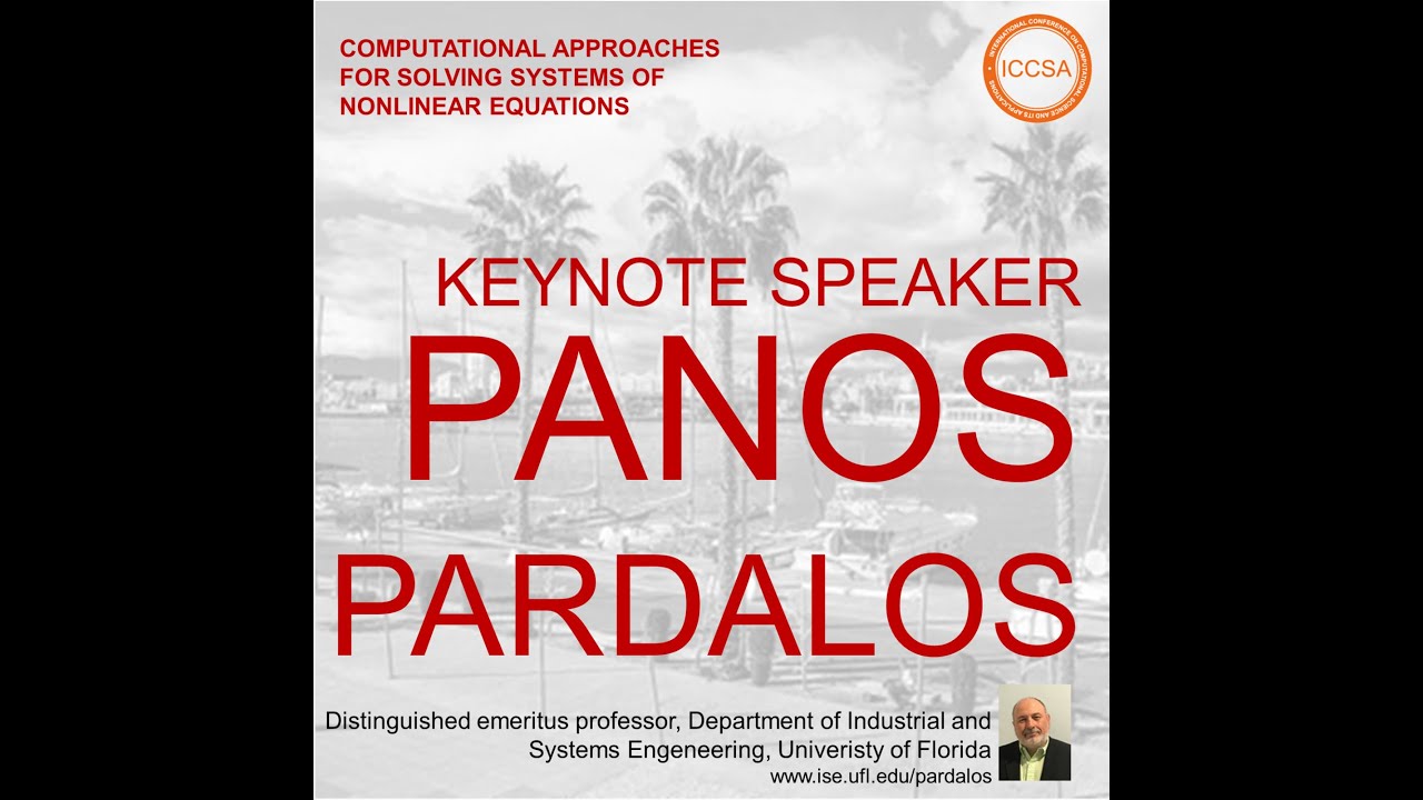 ICCSA 2022 7th July Keynote: Panos Pardalos - YouTube