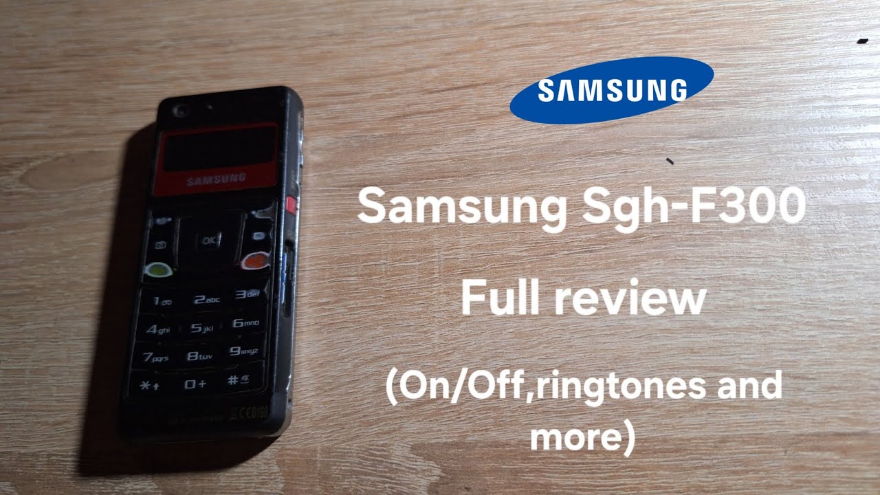 samsung sgh-F300 Review - YouTube