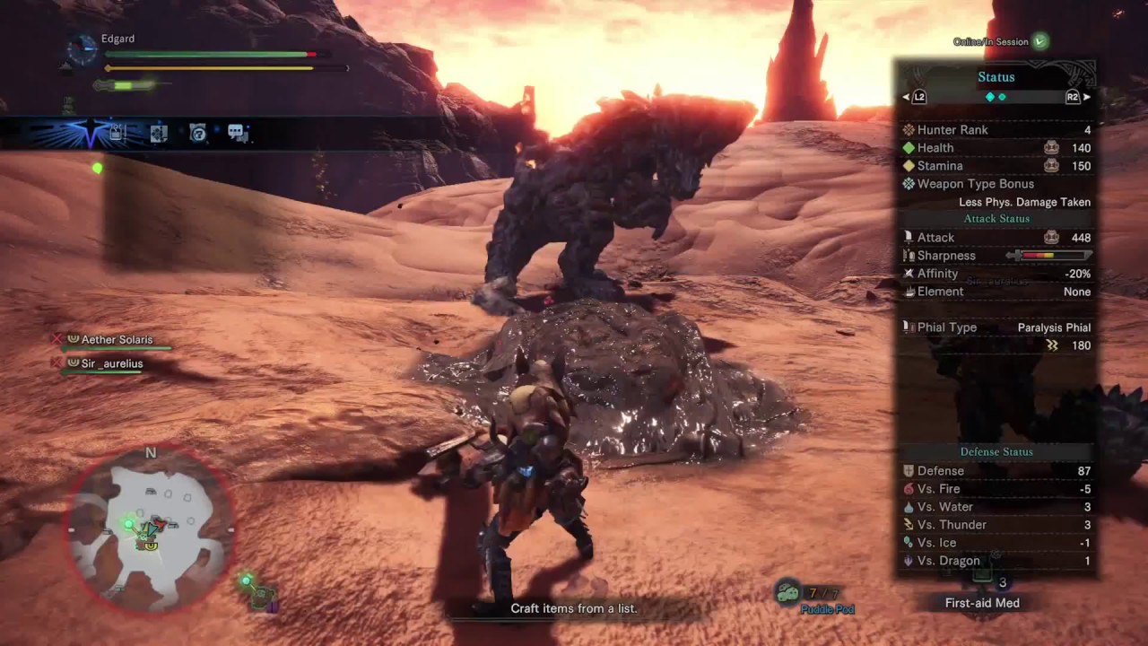 Falling through the quicksand Monster Hunter: World - YouTube