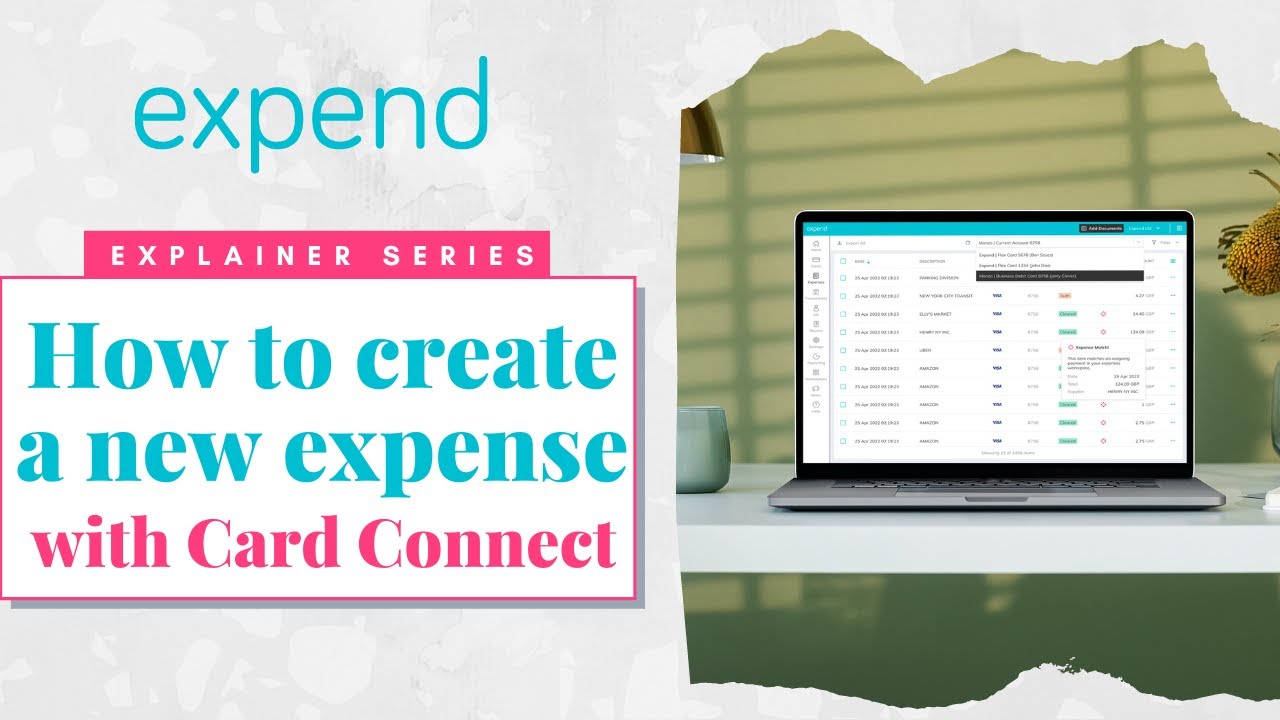 Card Connect: How to create a new expense claim with Expend's Card ...