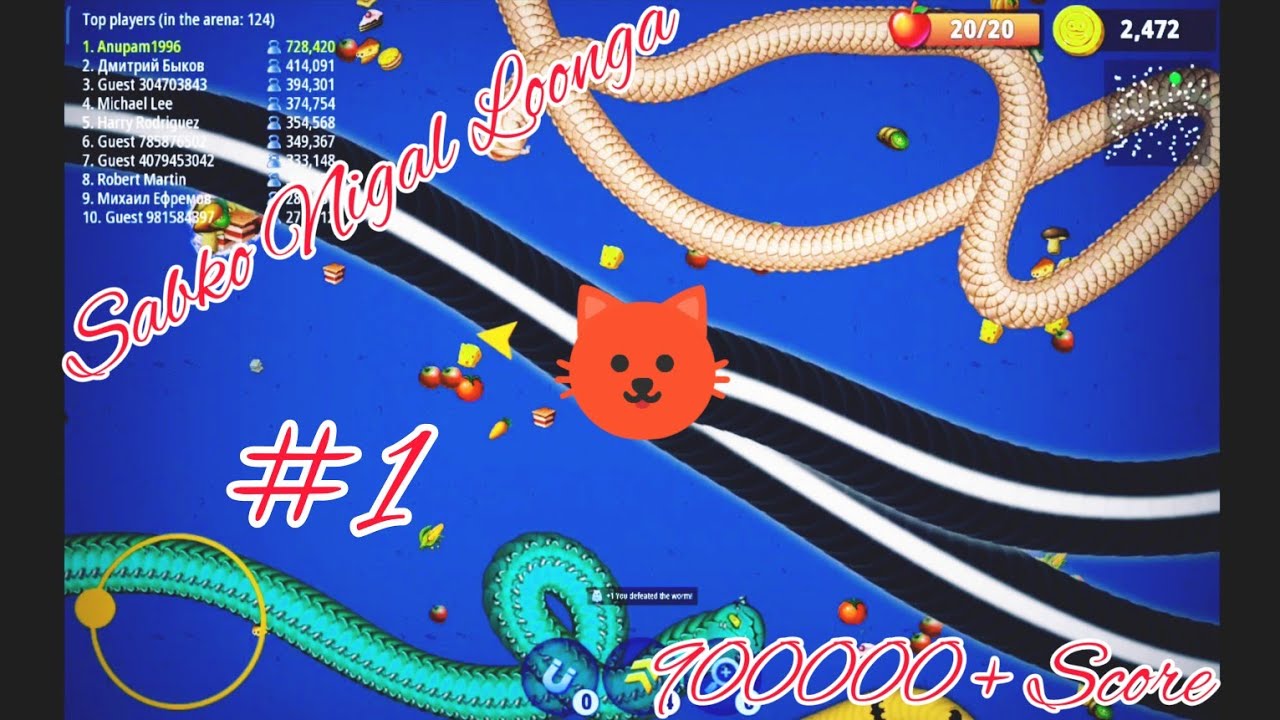 WormsZone.io 900000+ Score Gameplay... #gaming #games #gameplay # ...