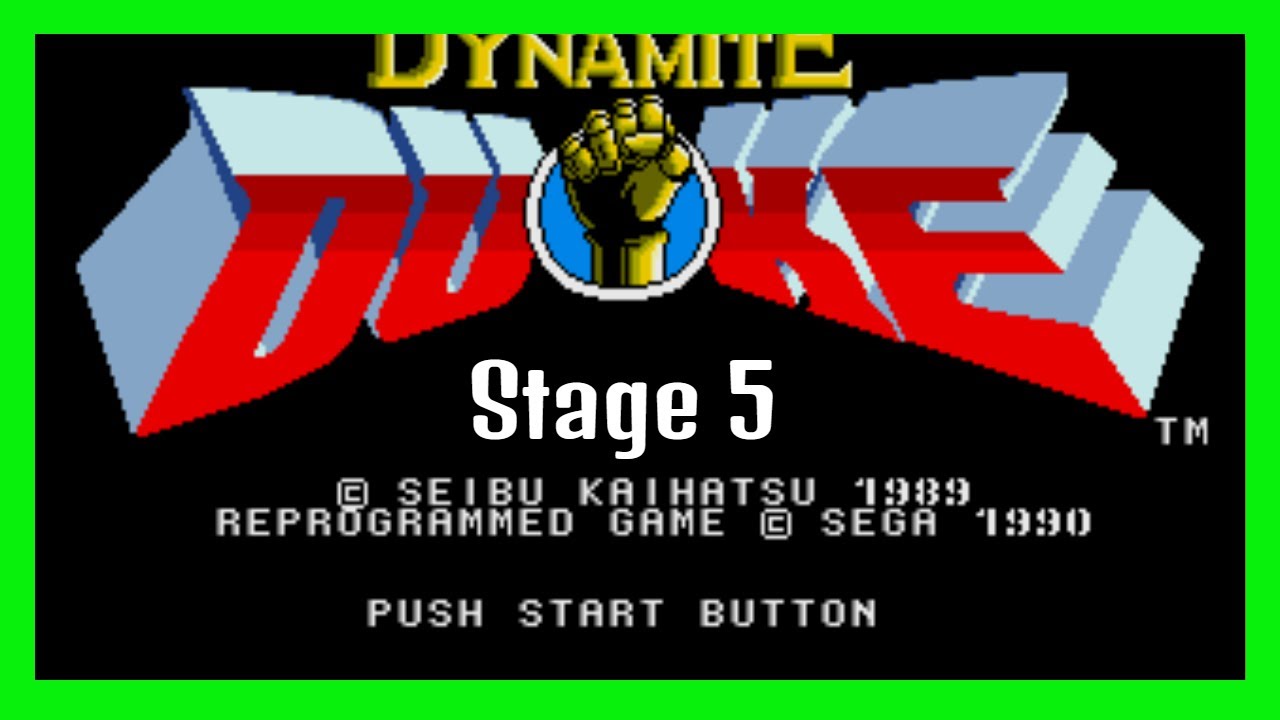 Dynamite Duke Stage 5 - SEGA Genesis - YouTube
