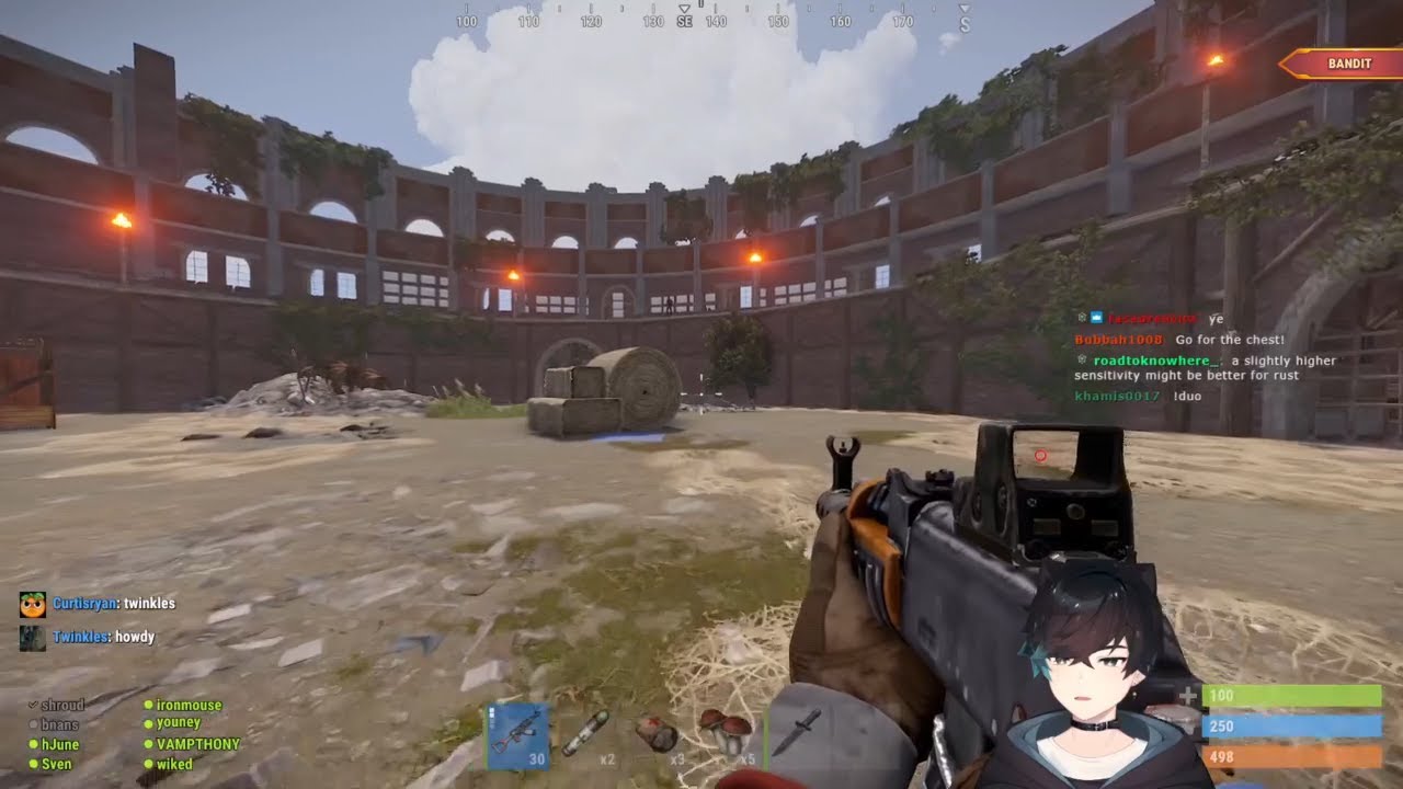 Sykkuno plays Rust with Ironmouse, hJune, LilMsLilith etc. - YouTube