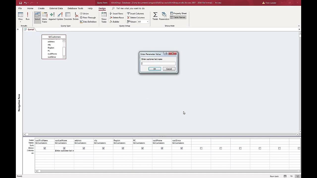 Microsoft Access Queries - YouTube