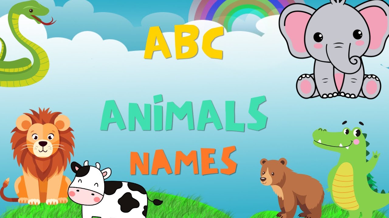 Learn the ABC Animal Alphabet with this Catchy Song and Cute Animals ...