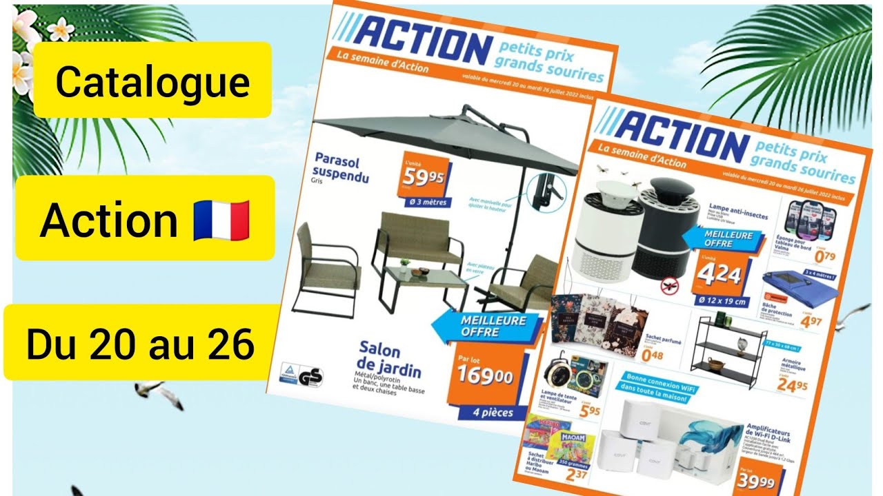 catalogue action 🇫🇷 du 20 Au 26 juillet 🛒 action - France ⚠️ - YouTube