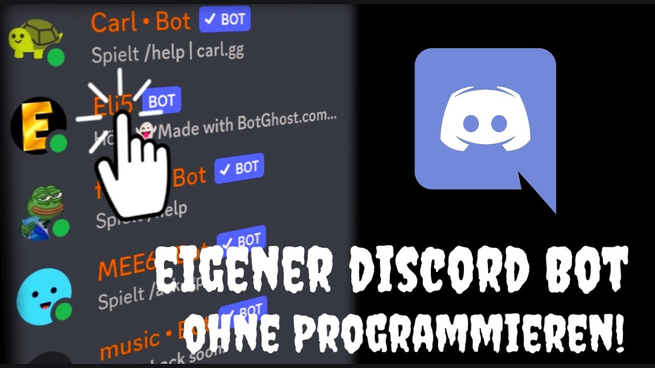 Eigenen Discord Bot ohne Programmieren Erstellen | Discord Tutorial | Eli 5 - YouTube