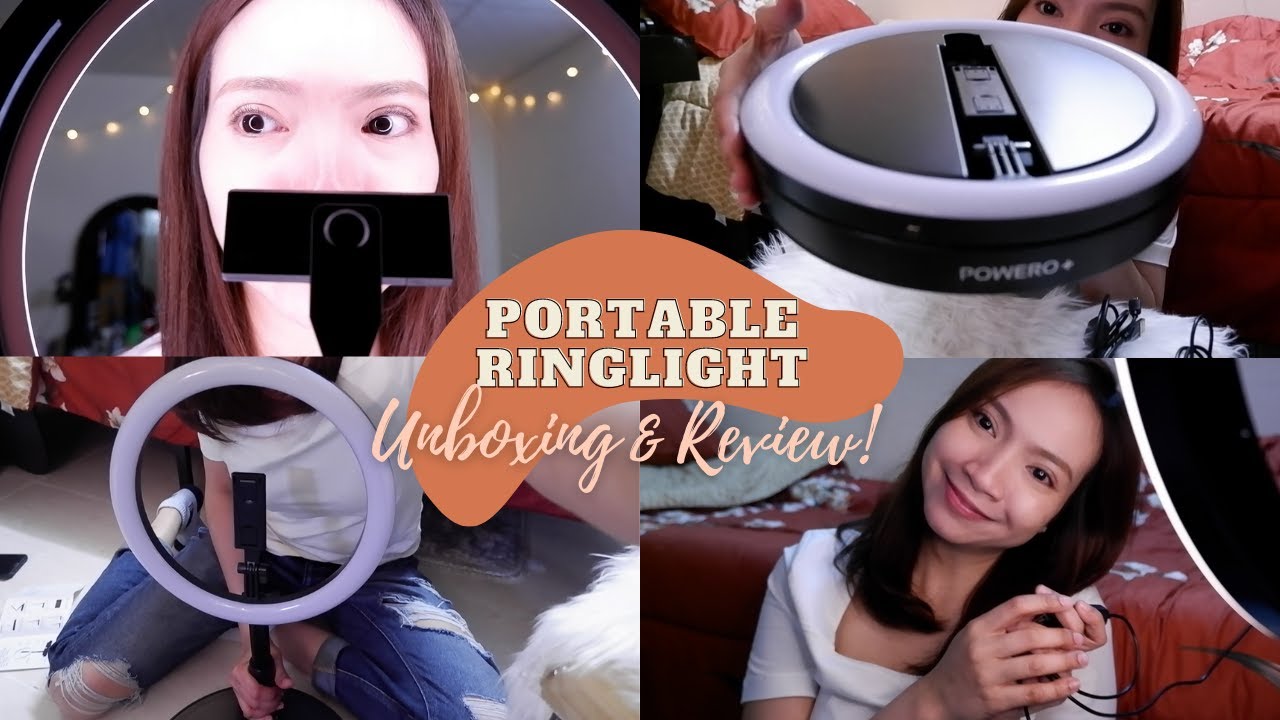 Portable (Foldable) Ring Light | Unboxing and Review | via Karen ...