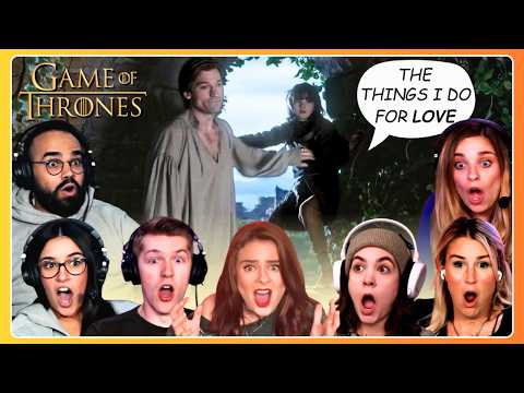 Jaime Lannister Pushes Bran from the Tower | Game of Thrones Movie Reaction Compilation