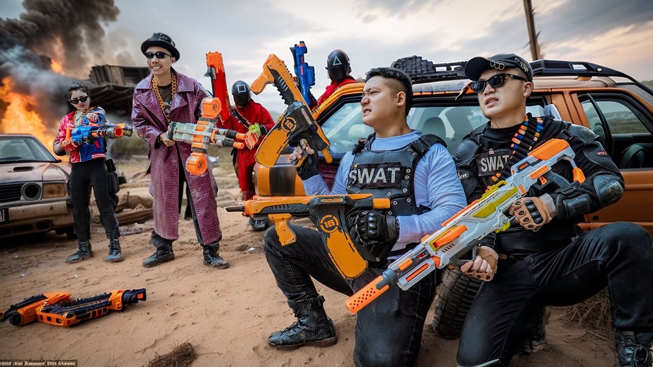 LTT Nerf War: SEAL X Nerf Guns Heroes Stop a Dangerous Bomb Explosion ...