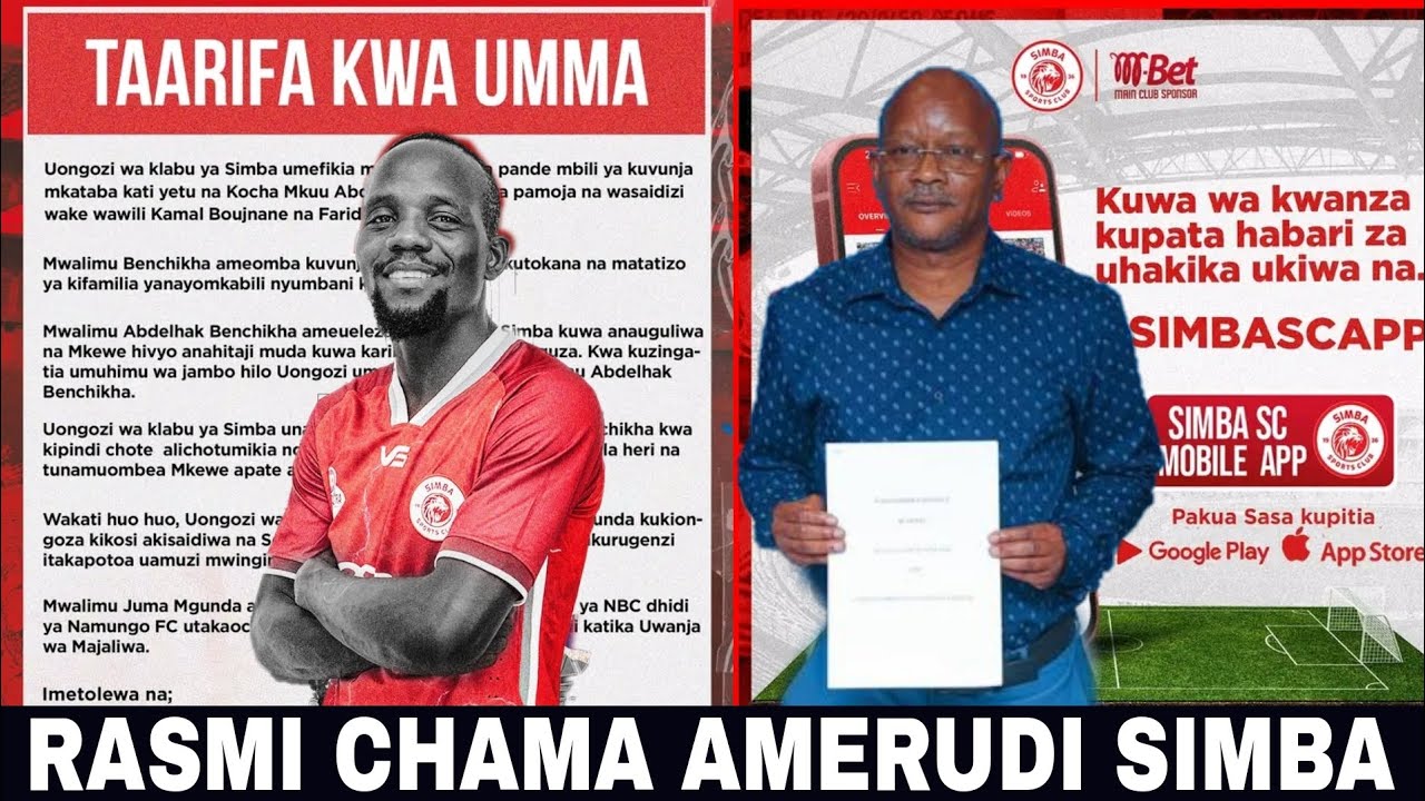 ♦️#LIVE KUMEKUCHA; UONGOZI WA SIMBA WATANGAZA MUDA HUU WATHIBISHA CHAMA ...