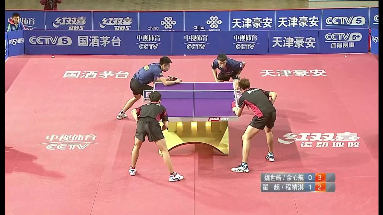 2016 China Super League: WEI Shihao/YU Xinhang VS ZHAI Chao/CHENG ...
