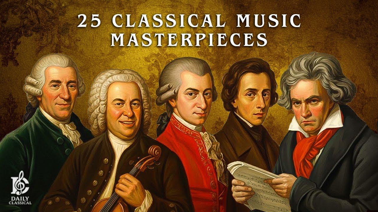 25 Famous Classical Music Masterpieces for Relaxation | Mozart, Chopin ...
