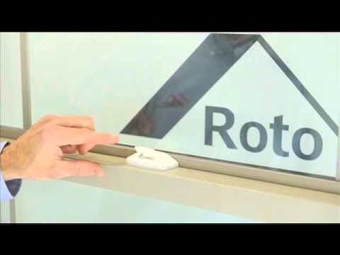 Roto Frank of America Flip Lock Positive Action Lock. - YouTube