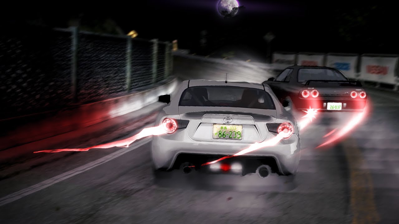 Assetto Corsa │ Ek Myogi Night Drift POV │ Initial D Map Gameplay - YouTube