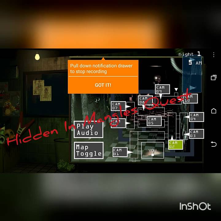 Hidden in Mangles Quest: Minigame: Fnaf 3 - YouTube