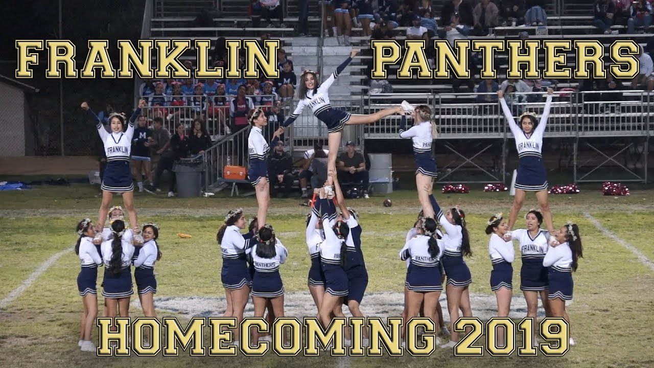 Franklin High School Cheer - Homecoming 10-11-2019 - Halftime ...
