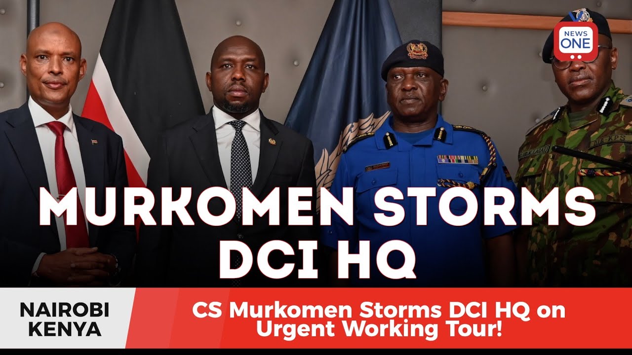 Interior CS Murkomen Storms DCI HQ on Urgent Working Tour! 🔥 - YouTube