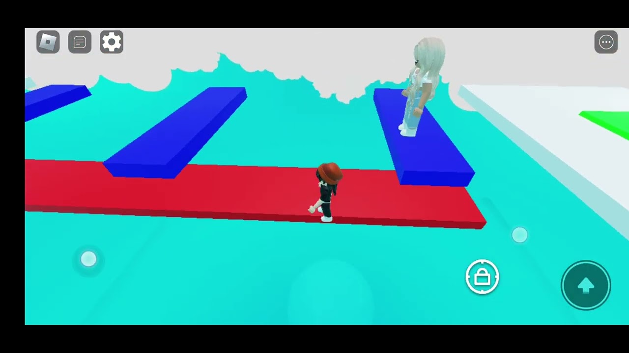 playing Red/blue 2player Roblox game - YouTube