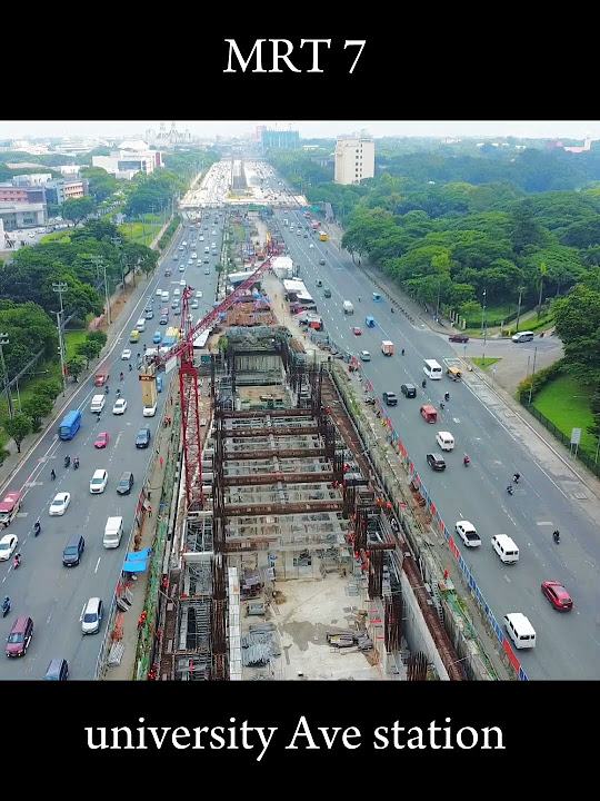 MRT 7 UNIVERSITY AVE STATION update video October 3 2024 - YouTube