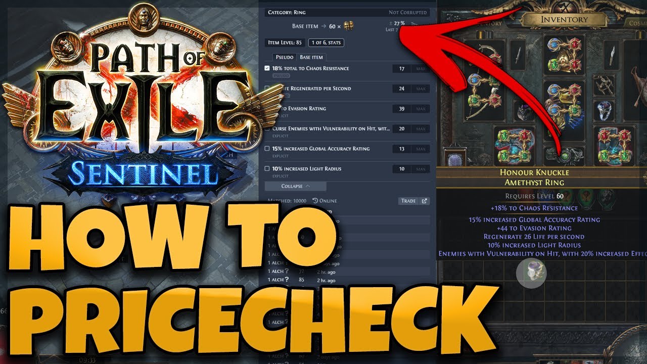 [POE 3.18] How To Pricecheck Your Items In Path Of Exile - How Much Is ...