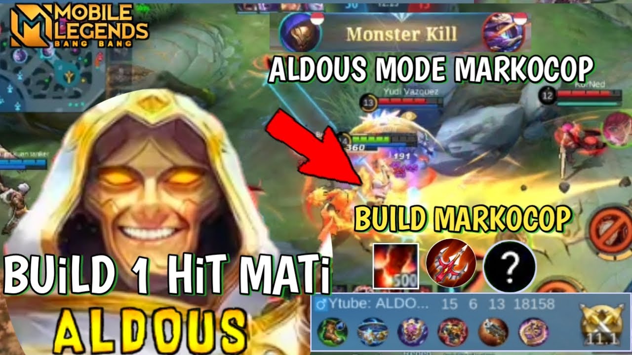 BUILD ALDOUS TERSAKIT MARKOCOP 2022 TERBARU | TOP GLOBAL ALDOUS NO 1 ...