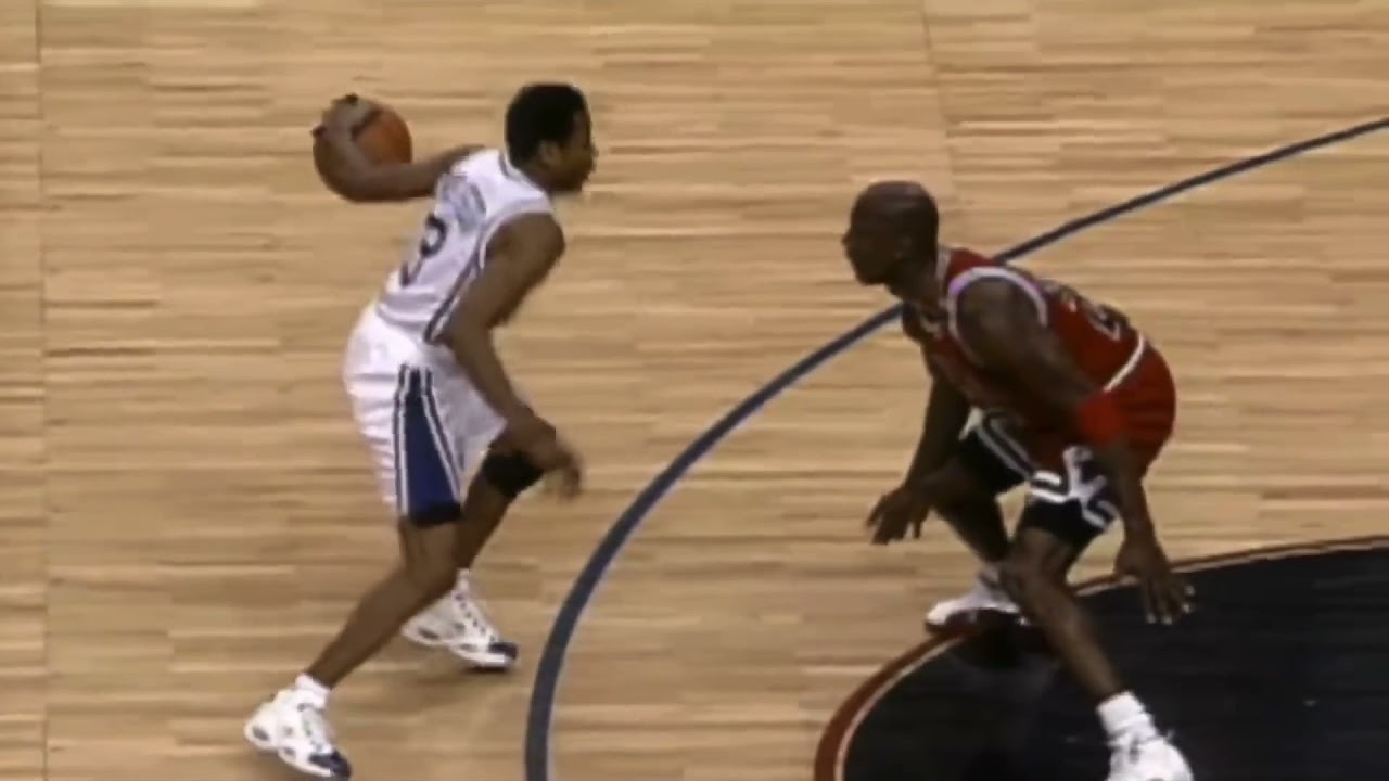 Allen iverson crossover slow motion - YouTube