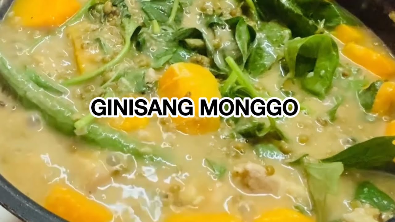 simpleng ulam || ginisang monggo lasang ilonggo 🤣 #lutongbahay #lutong ...