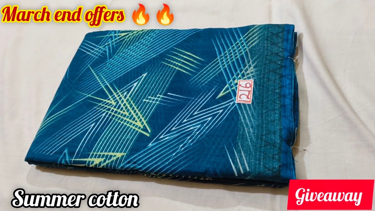 🔥🎉March ending offer collection 🎉🥳| 30 mar 2024| offer sarees ...