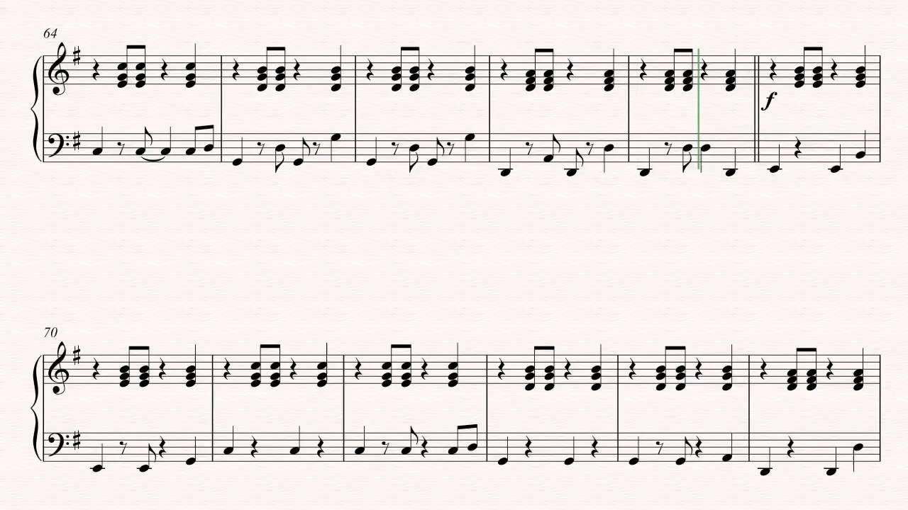 Piano - Bailando - Enrique Iglesias Sheet Music, Chords, & Vocals - YouTube