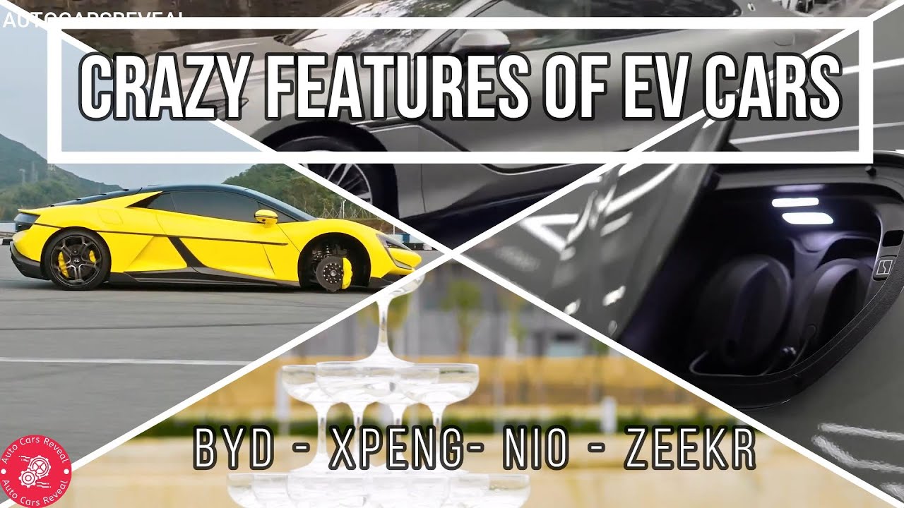 Craziest Features EV Cars by BYD NIO ZEEKR XPENG (Jumping, Swimming ...
