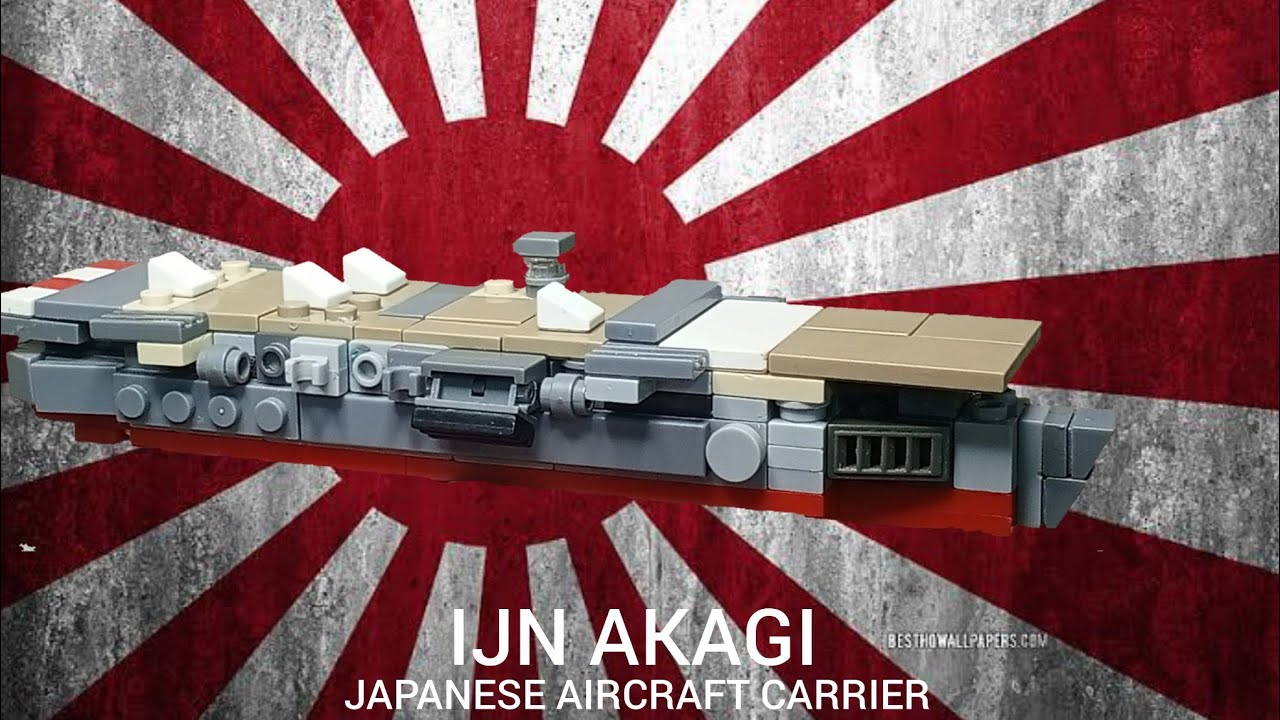 LEGO IJN Akagi Tutorial MOC - YouTube