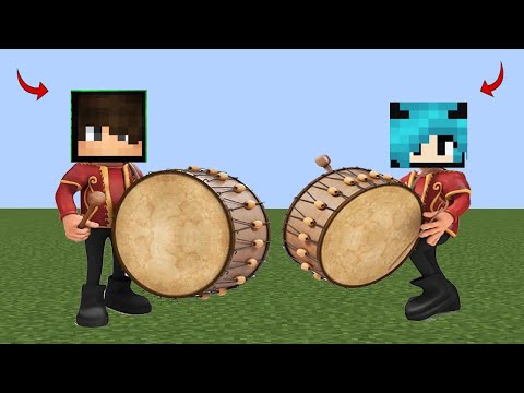 KAAN VE İLAYDA RAMAZAN DAVULCUSU OLDU! - Minecraft