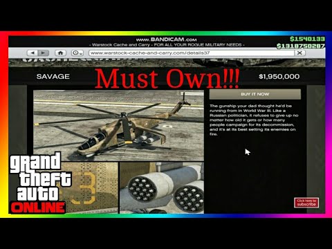 GTA Online Savage Helicopter Review | GTA 5 Savage Helicopter Review ...