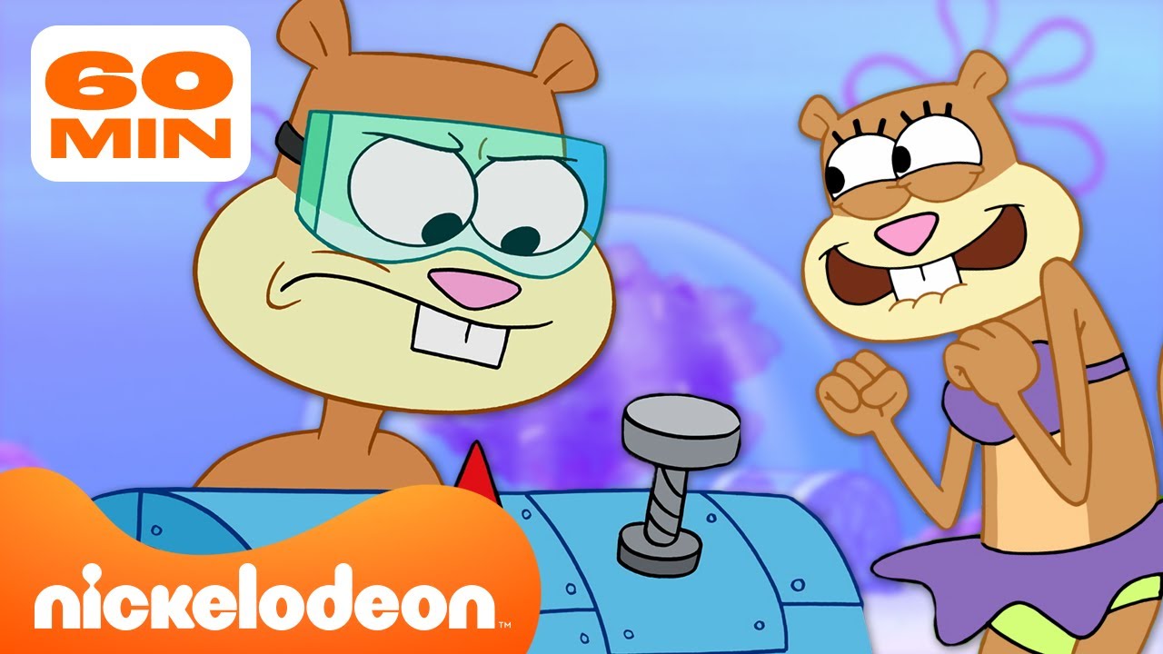 Spongebob Dan Sandy Menjadi Sahabat Selama 1 Jam Nickelodeon Bahasa