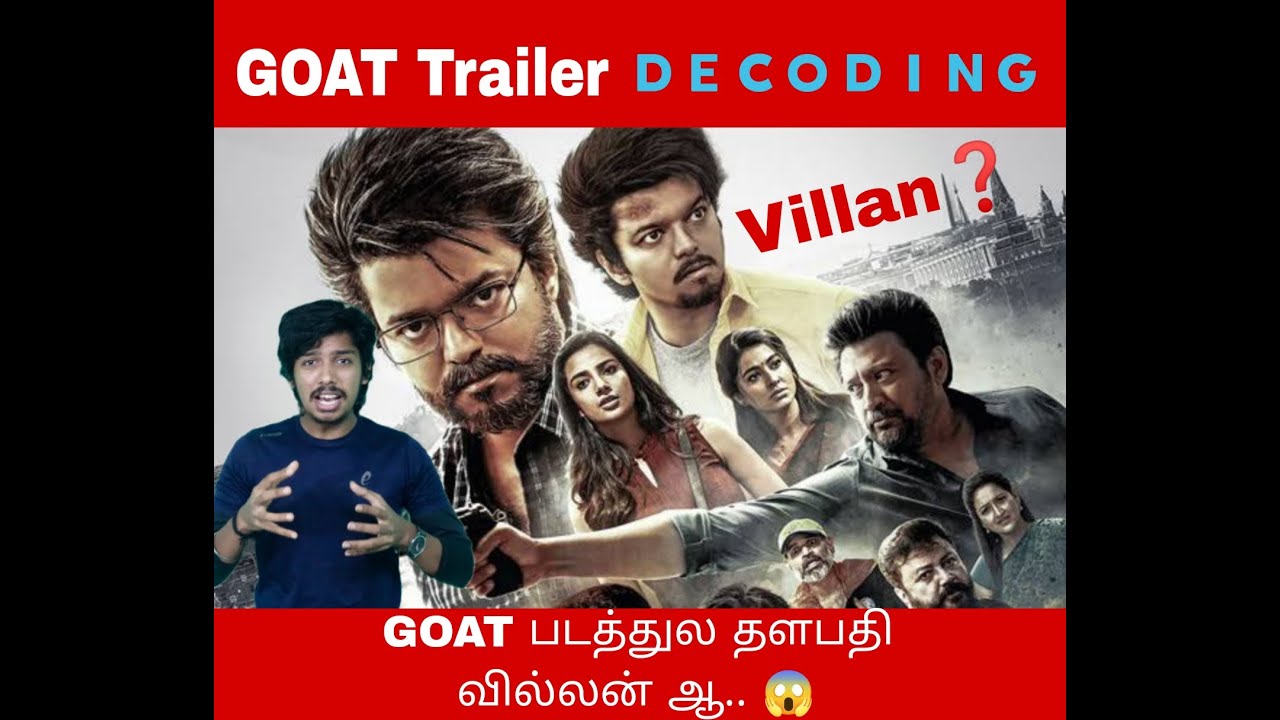 GOAT Movie Trailer Hidden Details/ Decoding Thalapathy Vijay/Venkat ...