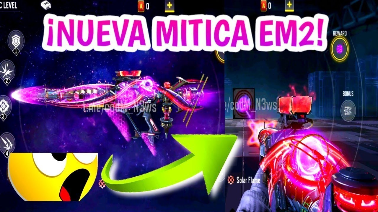 🔰Jugabilidad y animación de la inspección de arma mítica EM2 - "Eclipse Phaser /Cod Mobile - YouTube