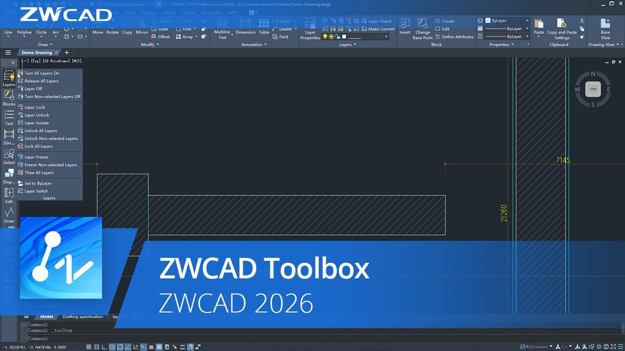 ZWCAD 2026 - ZWCAD Toolbox - YouTube
