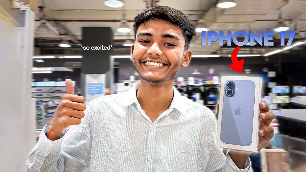 I Bought AN IPHONE 17 *so happy* - YouTube