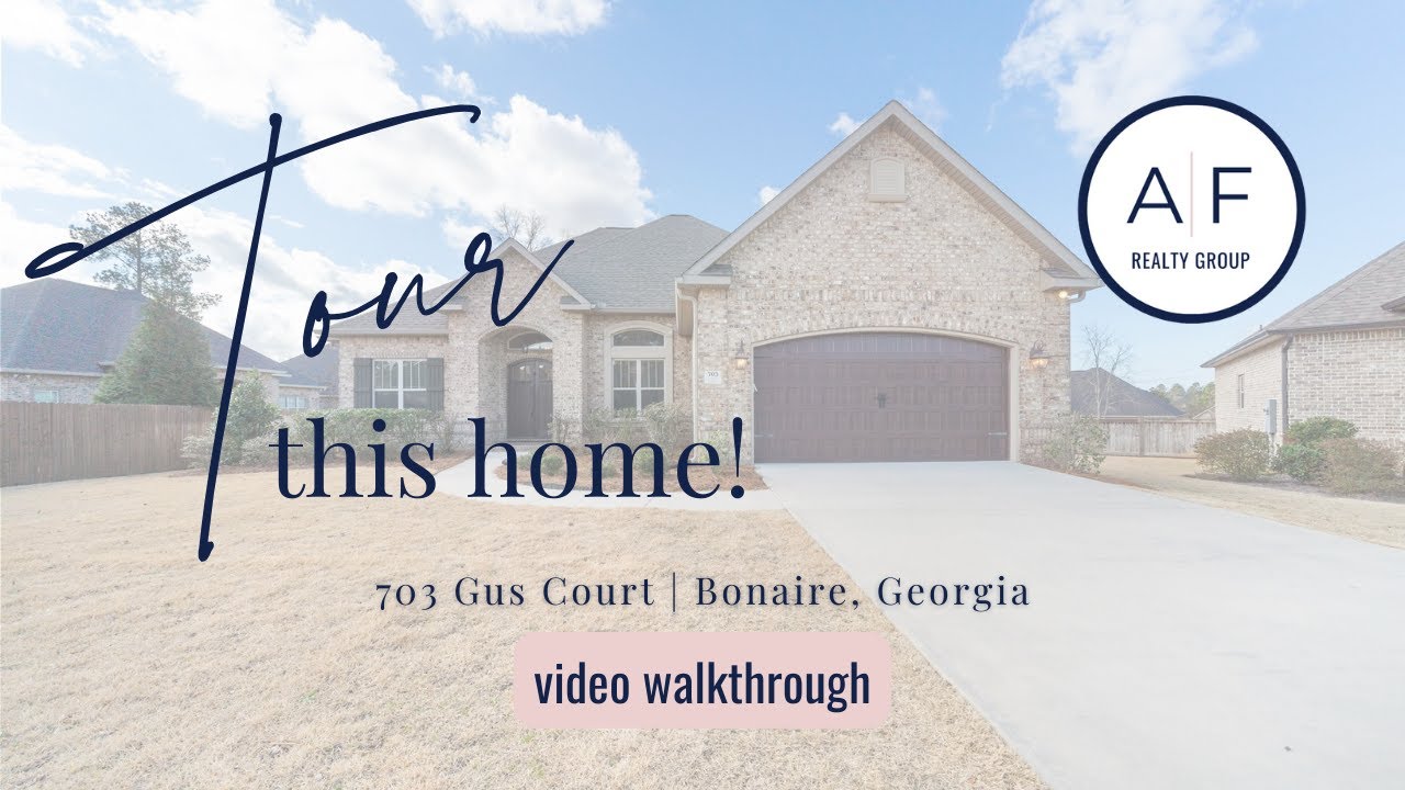 Take a Virtual Tour of 703 Gus Court in Bonaire, Georgia! - YouTube