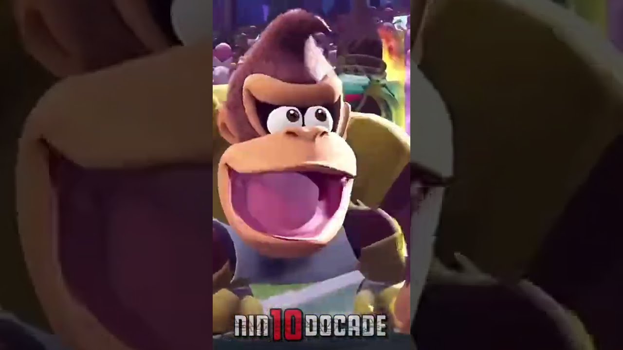 Donkey Kong Dances to DK Rap in Mario Strikers Battle League #shorts ...
