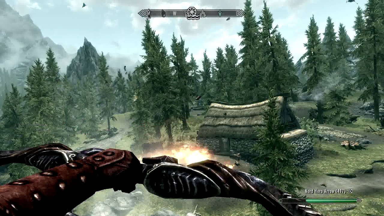 16 Exploding Chickens, Skyrim [HD] - YouTube