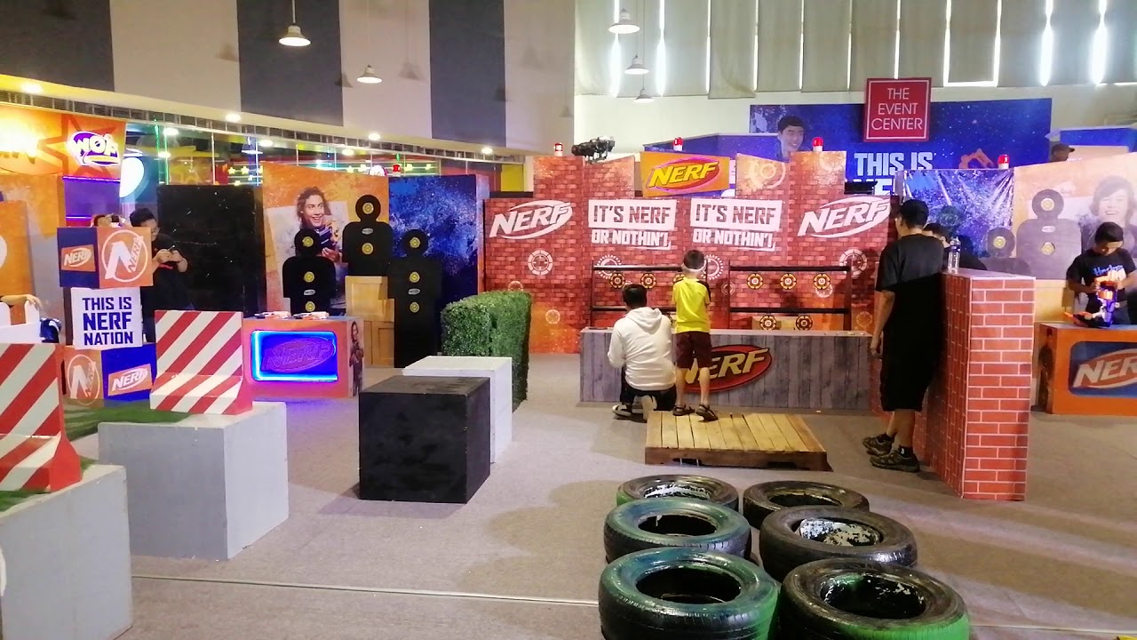 Nerf war sm city lucena - YouTube